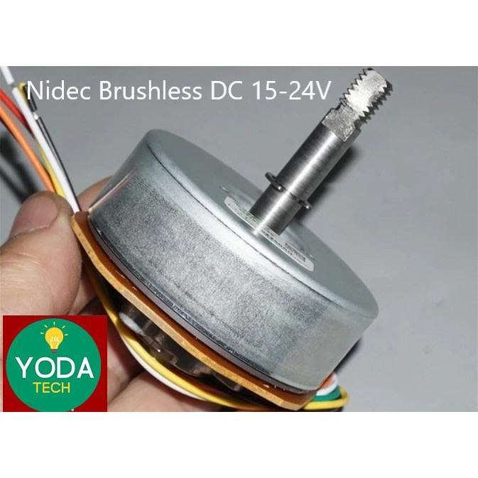 Jual Dinamo Nidec Brushless Motor DC15-24V Air Purifier Brushless (8357 ...