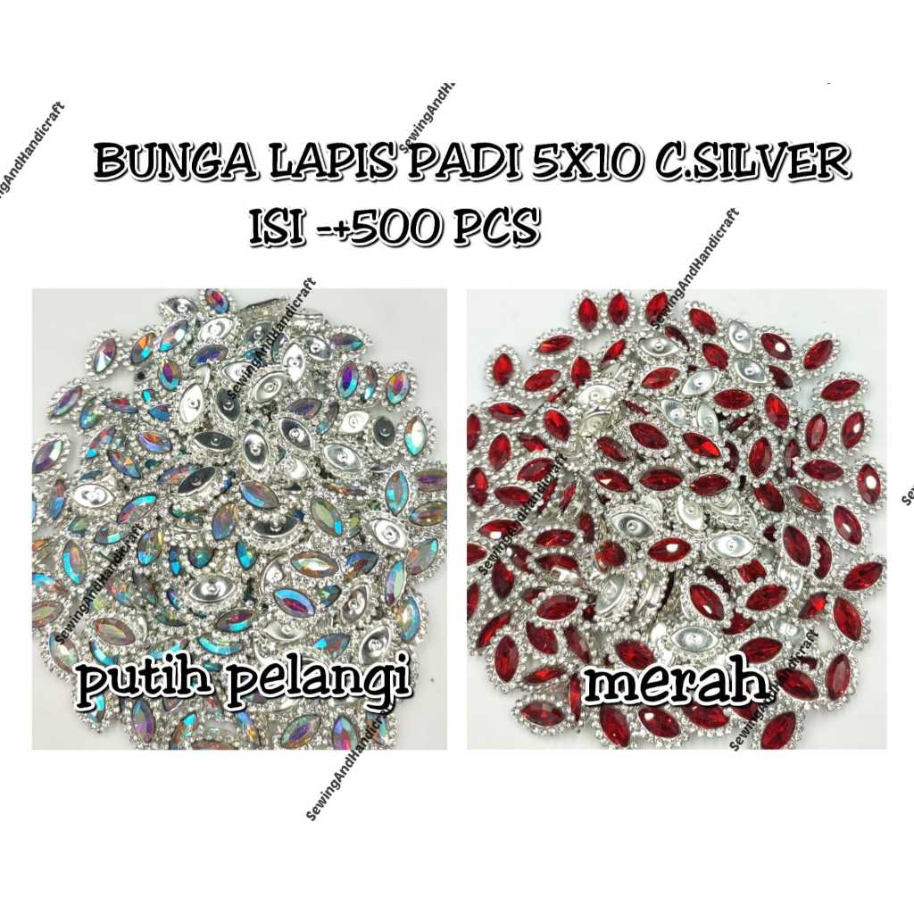 Jual Payet Cangkang / Diamond Cangkang / Bunga lapis Padi 5x10mm ...