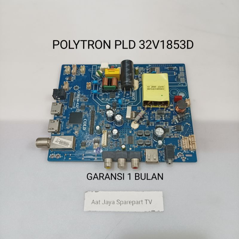 Jual MB - MAINBOARD - MOBO - MOTHERBOARD TV LED POLYTRON PLD 32V1853D MESIN TV LED POLYTRON ...
