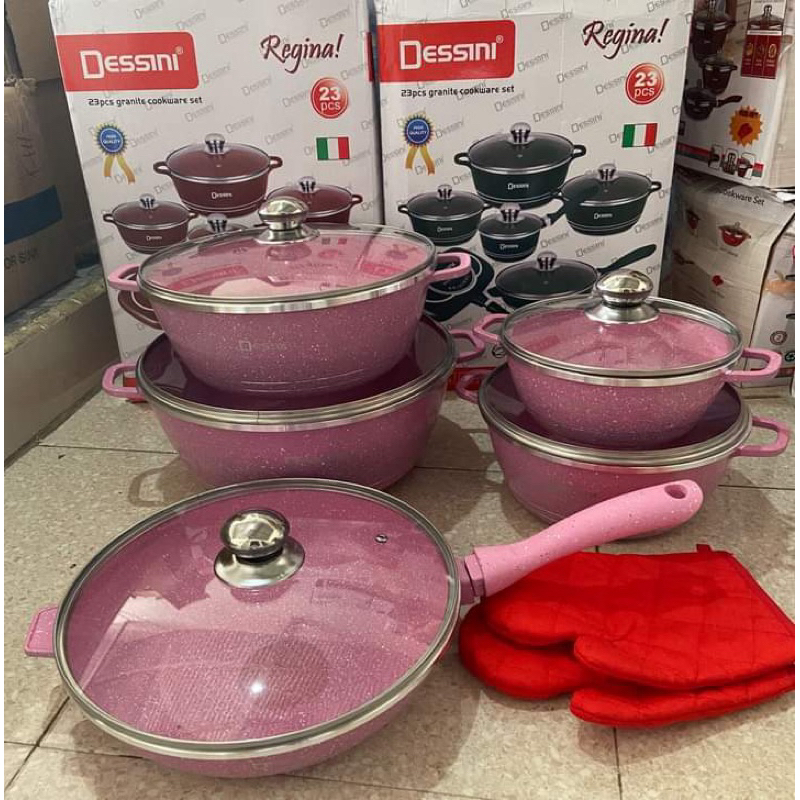 Jual Ready stock Panci set Dessini original 12 pcs | Shopee Indonesia
