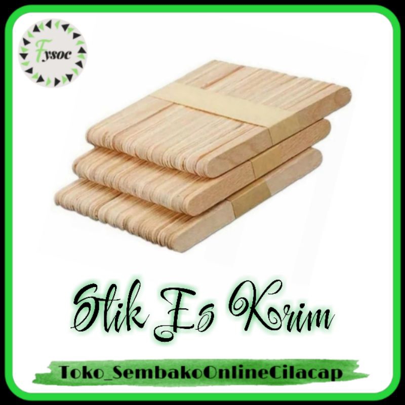 Jual STIK ES KRIM KAYU PUTIH RINGAN ISI ± 45 PCS | Shopee Indonesia