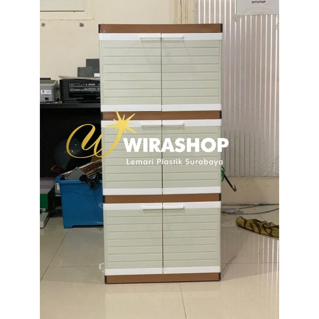 Jual Lemari Pakaian Plastik Club Mini Susun 3/ lemari plastik mini ...