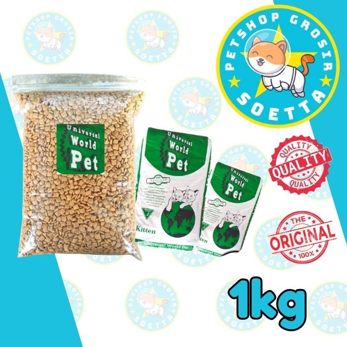 Jual Universal Kitten 1kg repack makanan kucing universal kitten ...