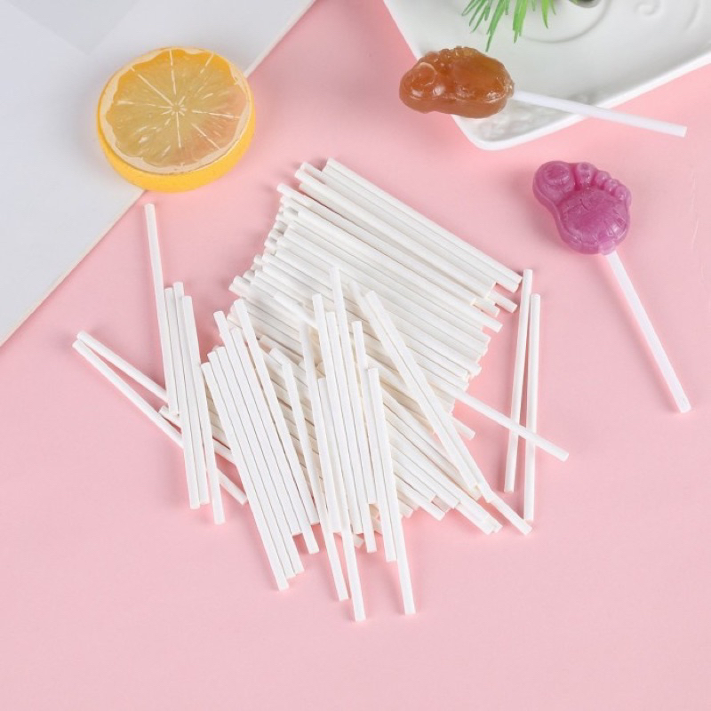 Jual Stick Lolipop / Stick Coklat / Stik permen putih food grade ...