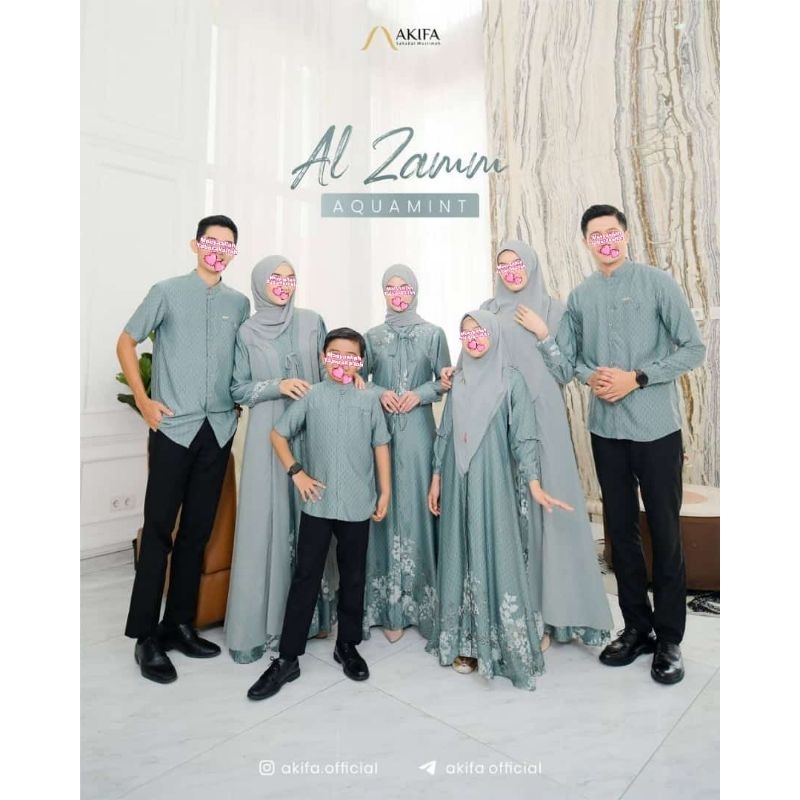 Jual Sarimbit AlZamm by Akifa warna Aquamint | Shopee Indonesia