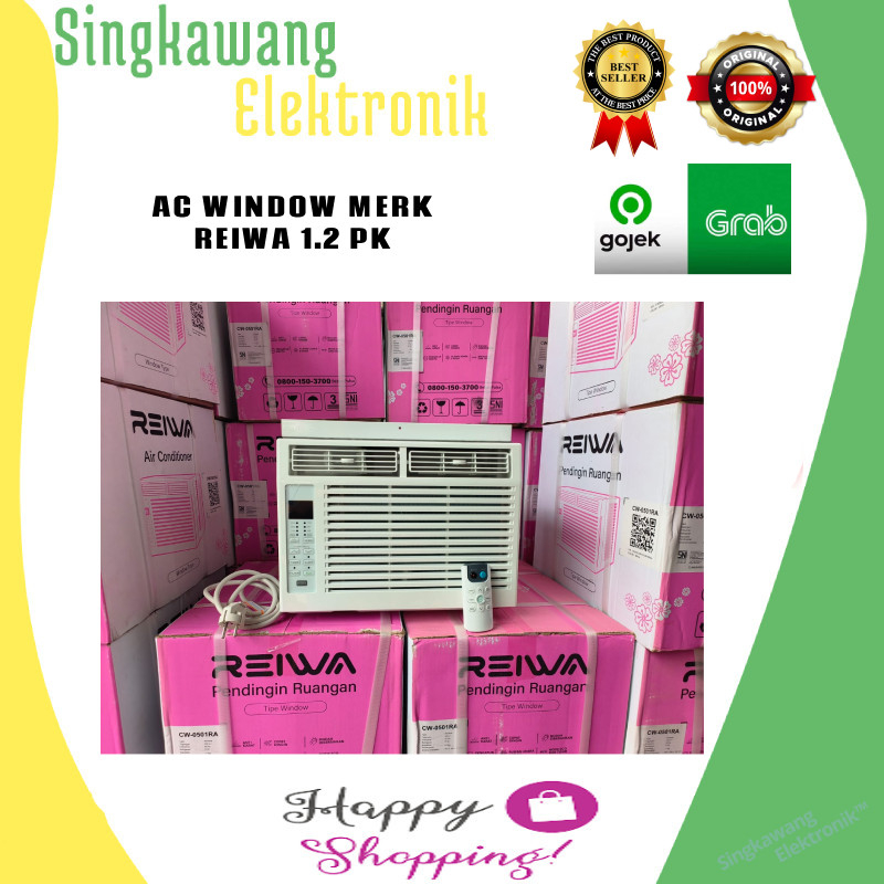 Jual AC WINDOW MERK REIWA 1/2 PK UNIT ONLY | Shopee Indonesia