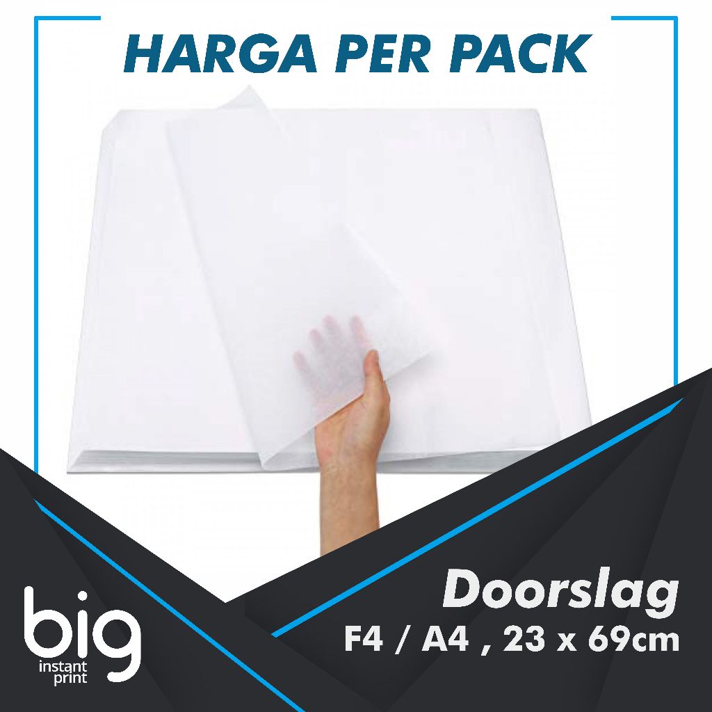 Jual KERTAS DOORSLAG PER PACK | POLOS / CETAK 1 WARNA | WRAPPING PAPER ...