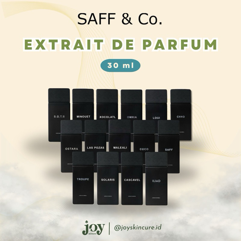 Jual SAFF & Co. EXTRAIT DE PARFUM 30ml | Shopee Indonesia
