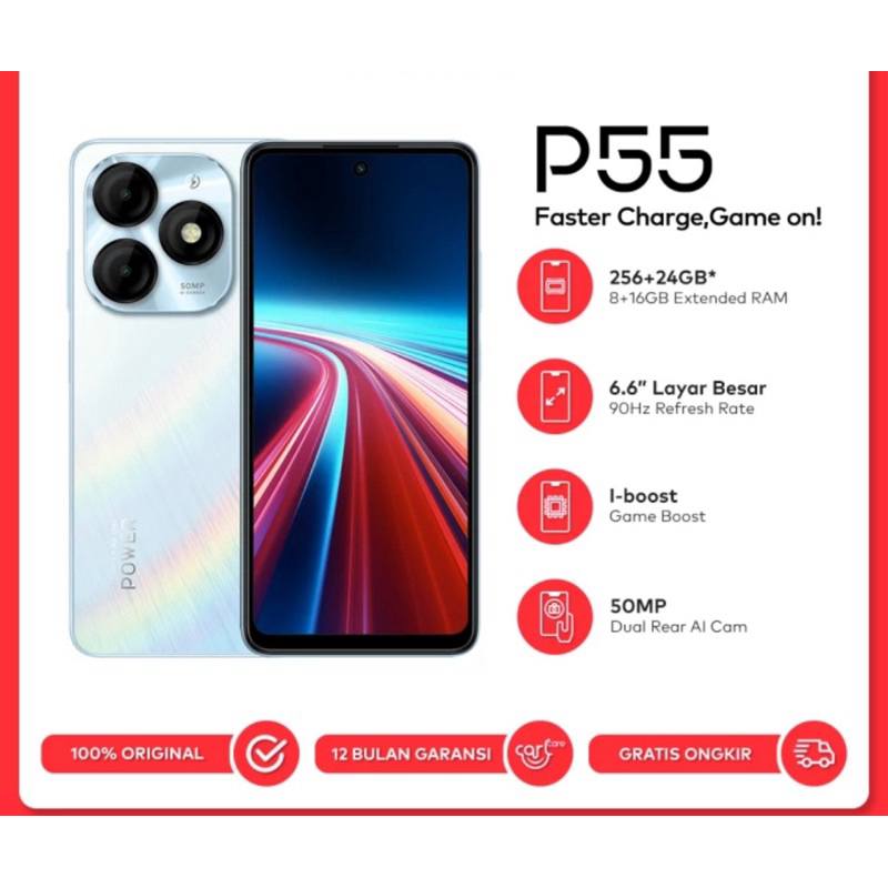 Jual Itel P55 NFC LTE 8+128/256 Original Itel indonesia | Shopee Indonesia