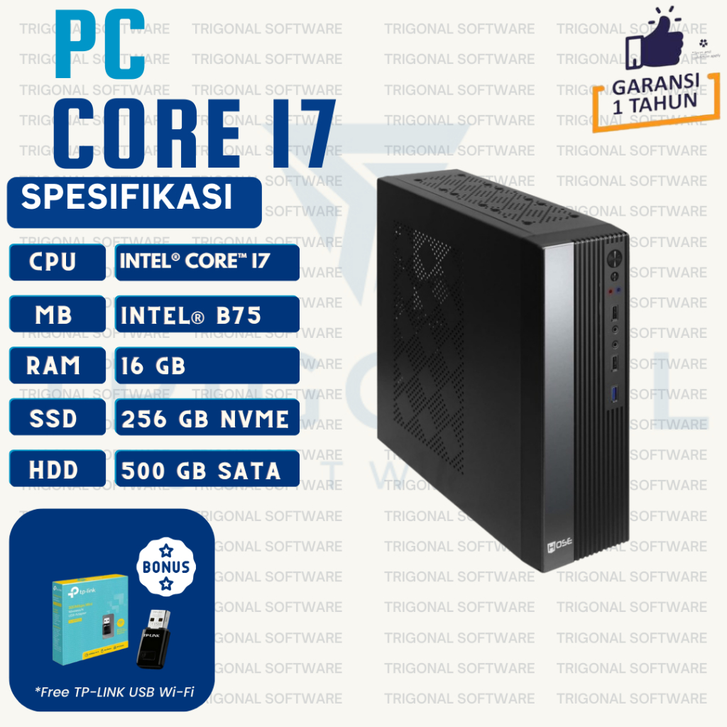 Jual CPU ONLY PC CORE i7 RAM 16 GB SSD 256 GB | Shopee Indonesia