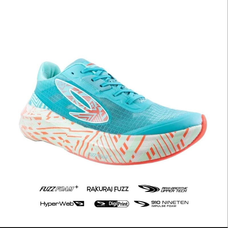 Jual 910 nineten Sepatu lari /Running original HAze Metamozaic/BIRU ...