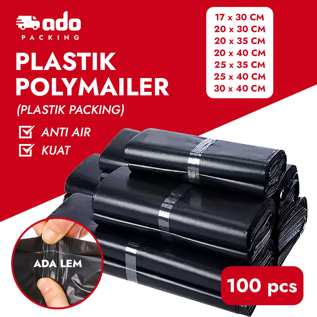 Jual Plastik Packing Plastik Polymailer Bungkus Kuat (100Pcs ) Berbagai ...