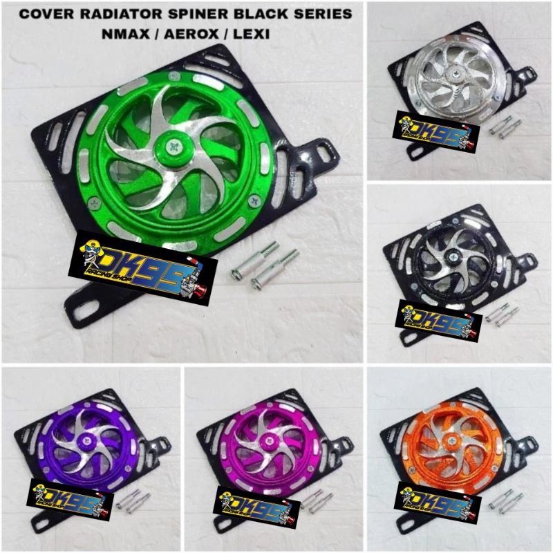 Jual Cover radiator spinner spiner Black Series Nmax old Nmax new Aerox ...