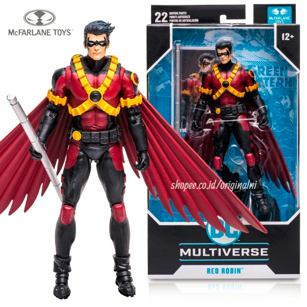 Jual Mcfarlane Red Robin Action Figure New 52 DC Multiverse Original ...