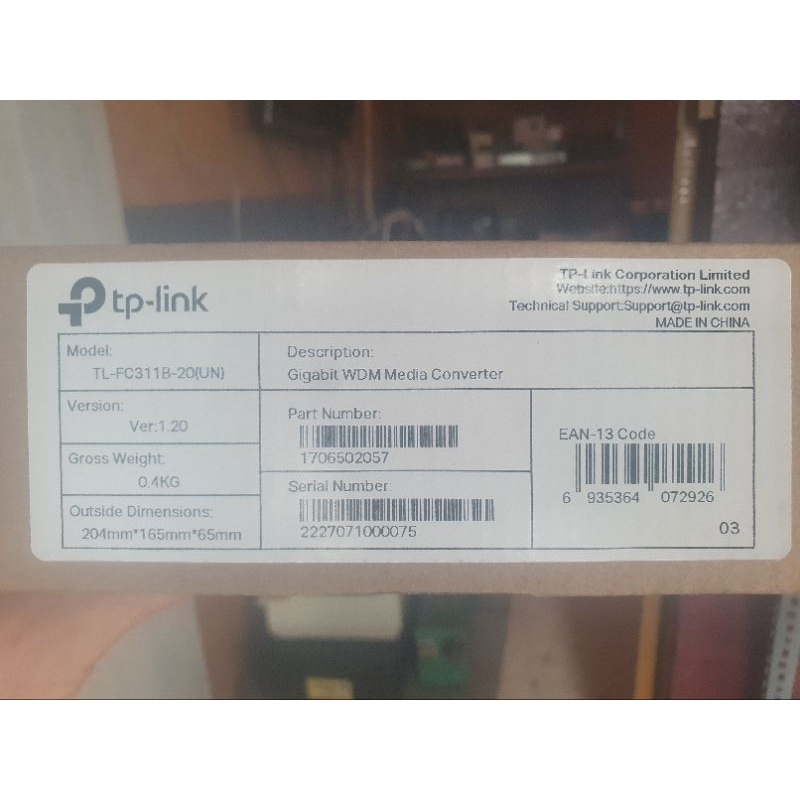 Jual TP-LINK TL-FC311B-20 Gigabit WDM Media Converter | Shopee Indonesia