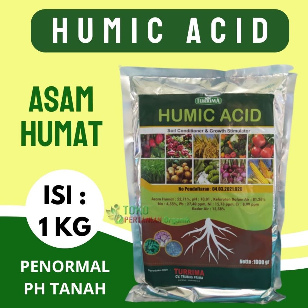 Jual Asam humat organik Humic Acid, Pengembur tanah pertanian 1 kg | Shopee Indonesia