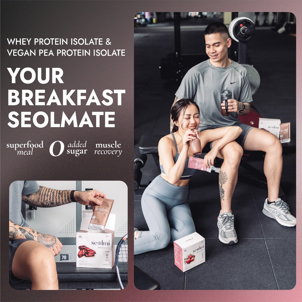 Jual Seolmi Whey and Vegan Protein Isolate - MIX (5 choco+5 Strawberry ...