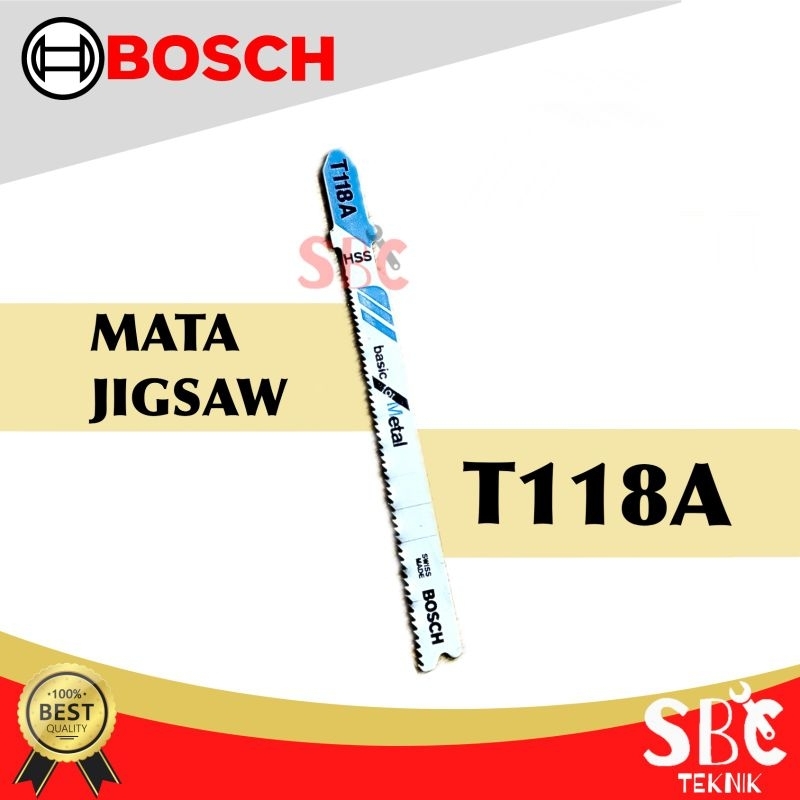 Jual BOSCH Mata Jigsaw Besi T118A Basic Metal Jig Saw Pisau Gergaji T ...