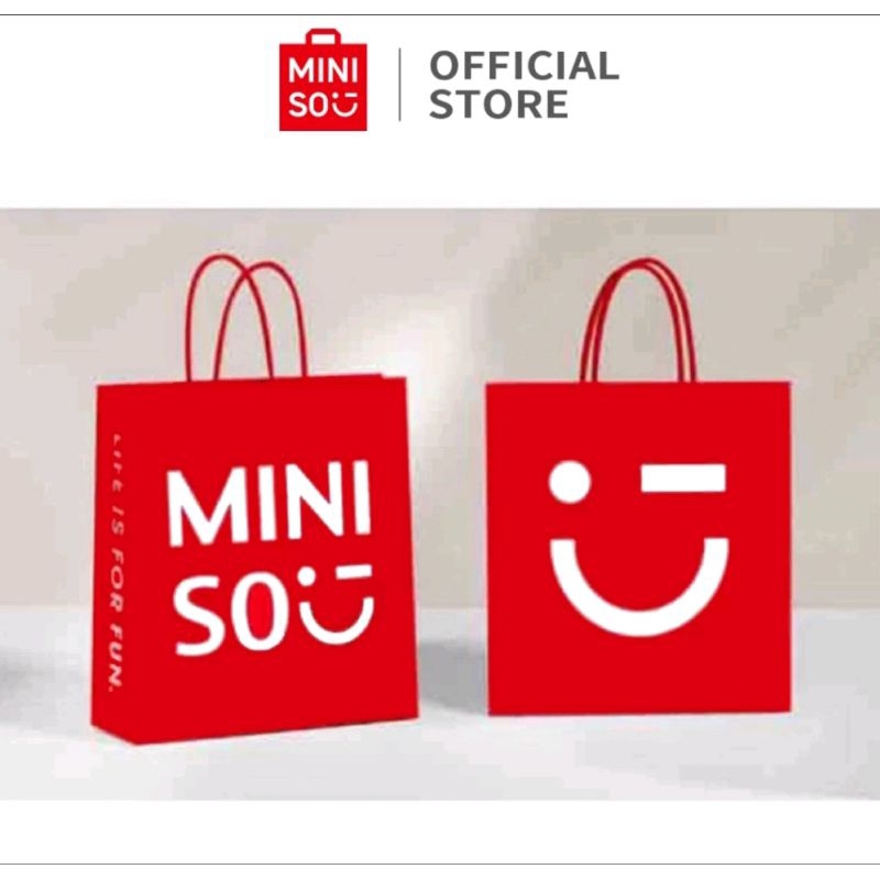 Jual MINISO PAPER BAG MINISO PAPER BAG SOUVERNIR PAPER BAG KADO TAS ...