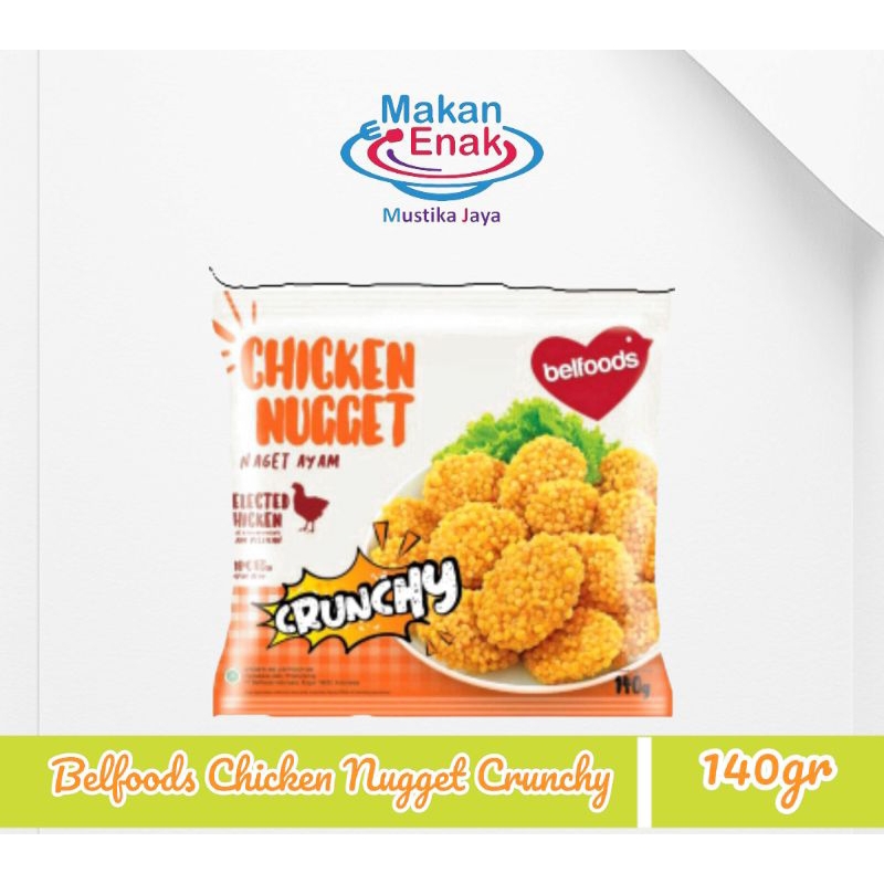 Jual Belfoods Chicken Nugget Crispy 140gr -8pcs | Shopee Indonesia