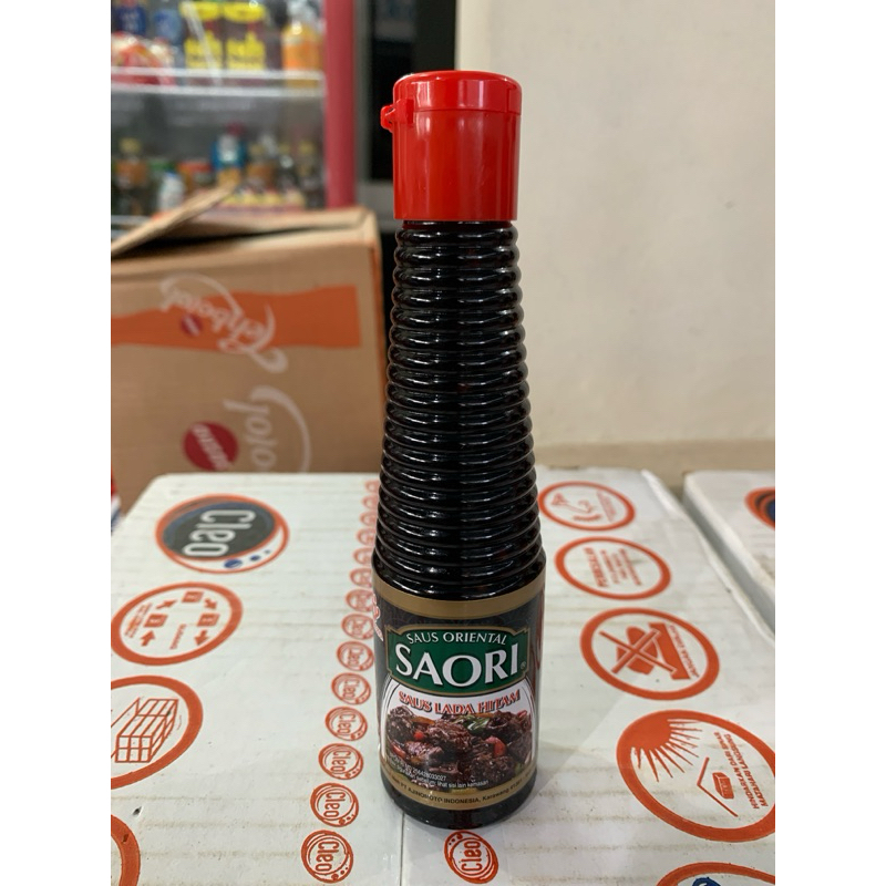 Jual SAORI SAUS LADA HITAM BOTOL 133ml | Shopee Indonesia