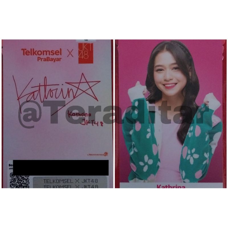Jual PhotoCard JKT48 x Telkomsel Kathrina (PC Only) | Shopee Indonesia
