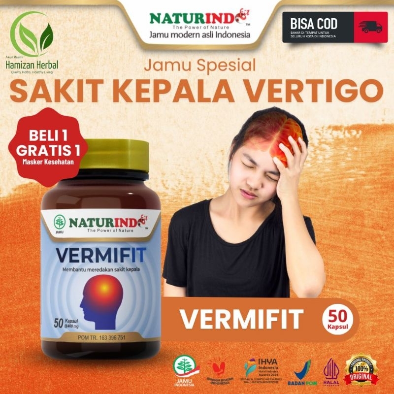 Jual VERMIFIT Obat Sakit Kepala Herbal Obat Sakit Kepala Menahun Pusing ...