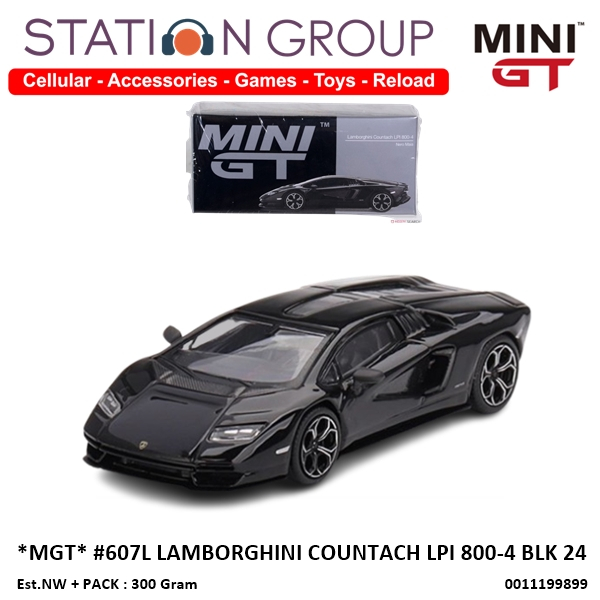 Jual MINI GT #607L LAMBORGHINI COUNTACH LPI 800-4 BLACK 24 - DIECAST ...