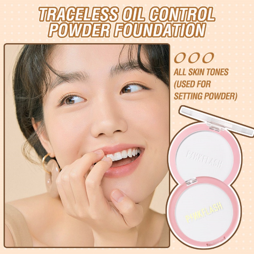 Jual FOCALLURE Oil-control Pressed Powder With Sponge Matte Bedak Padat ...