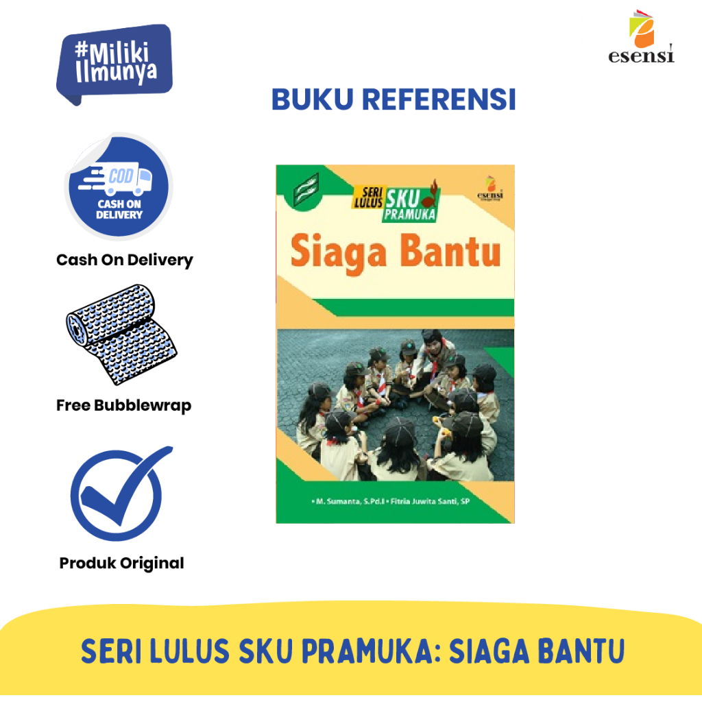 Jual BUKU SAKU PRAMUKA ERLANGGA : SERI LULUS SKU PRAMUKA: SIAGA BANTU ...