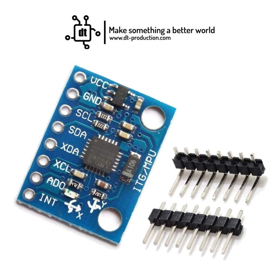 Jual Sensor gyroscope mpu6050 mpu-6050 GY-521 accelerometer 3 axis ...