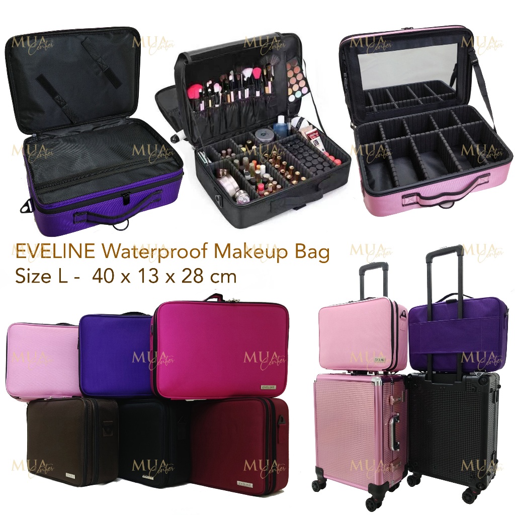 Jual Tas makeup waterproof/ kotak Kosmetik / makeupartist bag / Tas MUA ...