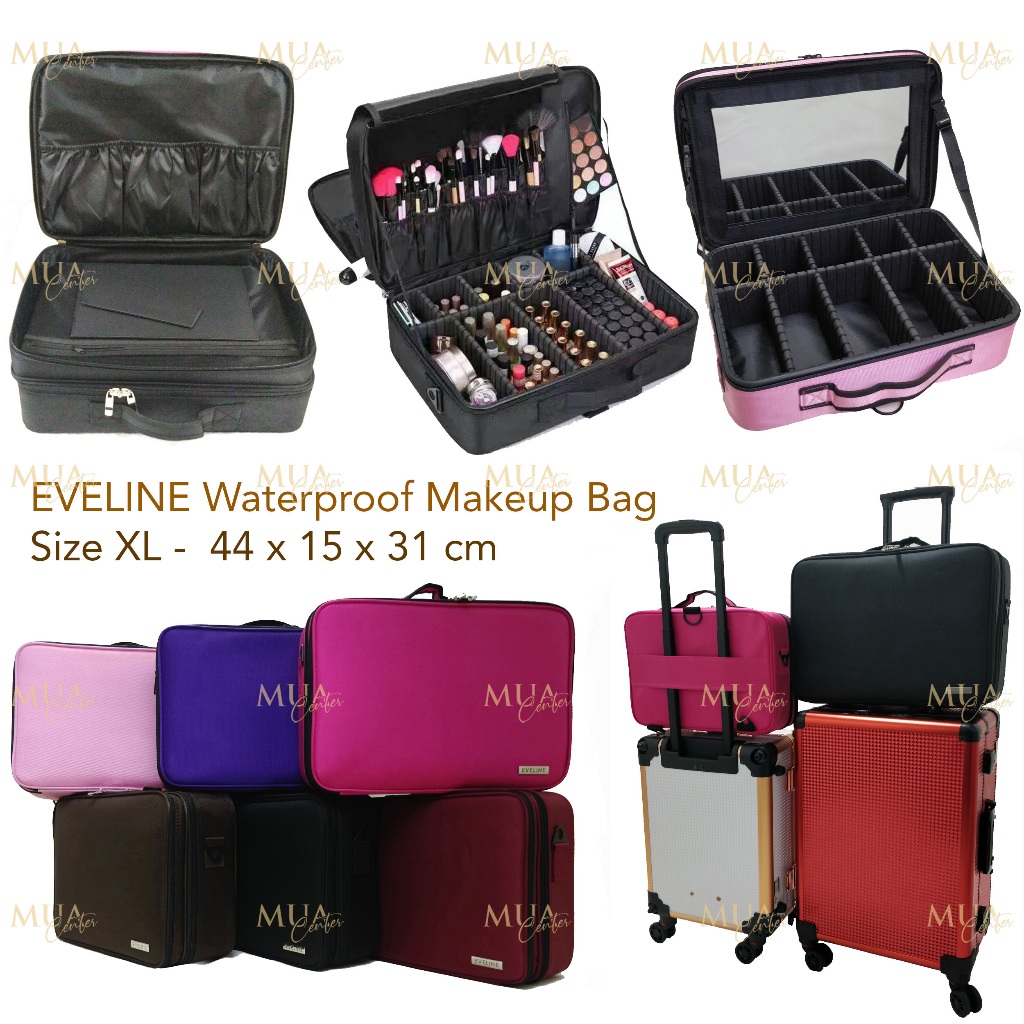 Jual Tas makeup waterproof/ kotak Kosmetik / makeupartist bag / Tas MUA ...