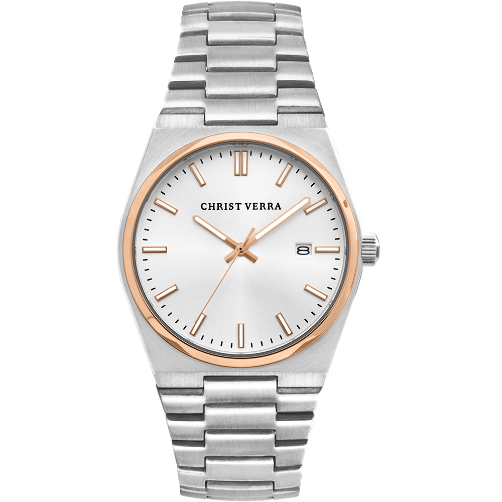 Jual Christ Verra Casual Men's Watches CV 12336G-14 SLV | Shopee Indonesia