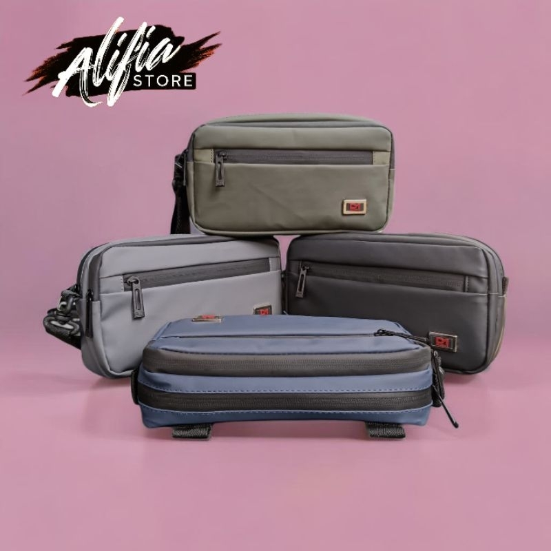 Jual HandBag Pria Original Waterproof || Clutch Bahan premium Full ...