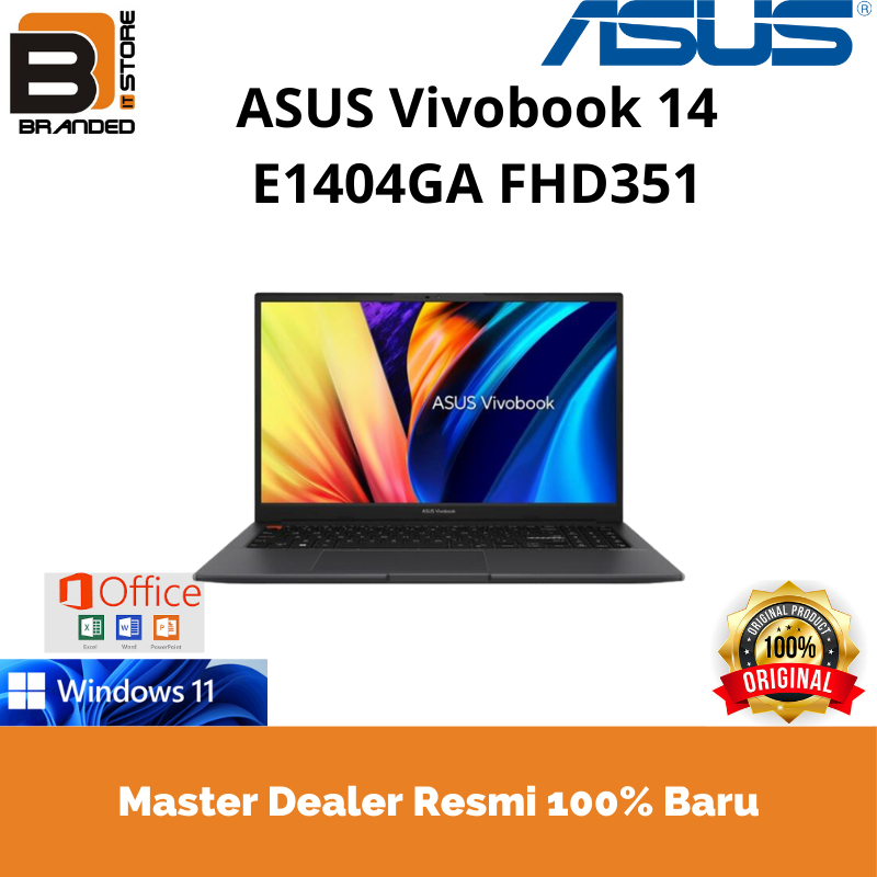 Jual Asus Vivobook Go 14 E1404GA FHD351 /Core i3-N305/8GB/512GB SSD/14 ...