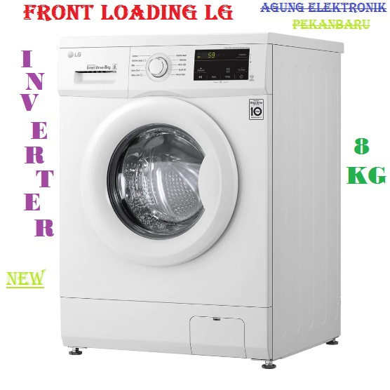 Jual Mesin Cuci LG Front Loading 8kg FB1208S6W Inverter Direct Drive™ | Shopee Indonesia