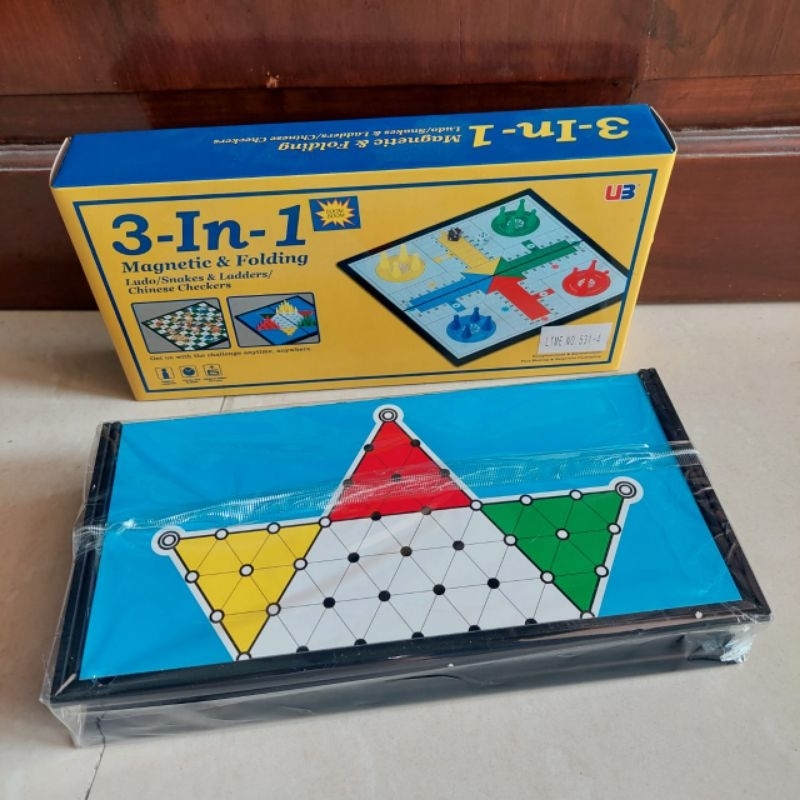 Jual Magnetic Board game 3in1 ular tangga, halma, ludo | Shopee Indonesia