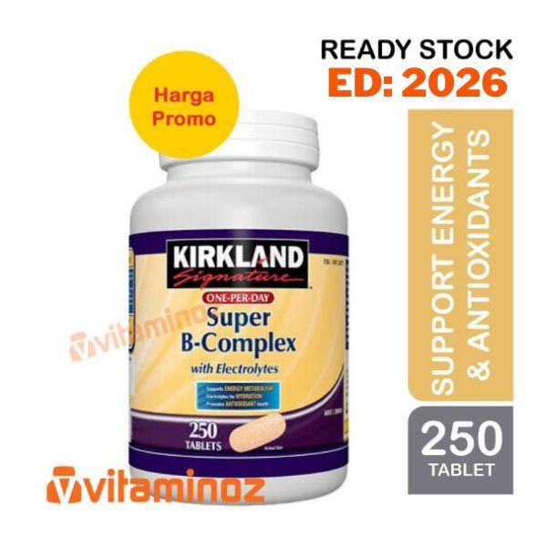 Jual Kirkland Signature Super B Complex - 250 Tablet | Shopee Indonesia