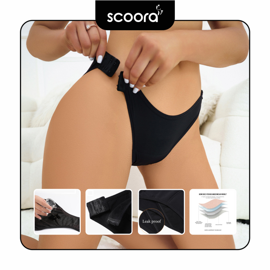 Jual SCOORA MOZO Period Panty Menstrual Underwear Celana Dalam Menstruasi | Shopee Indonesia