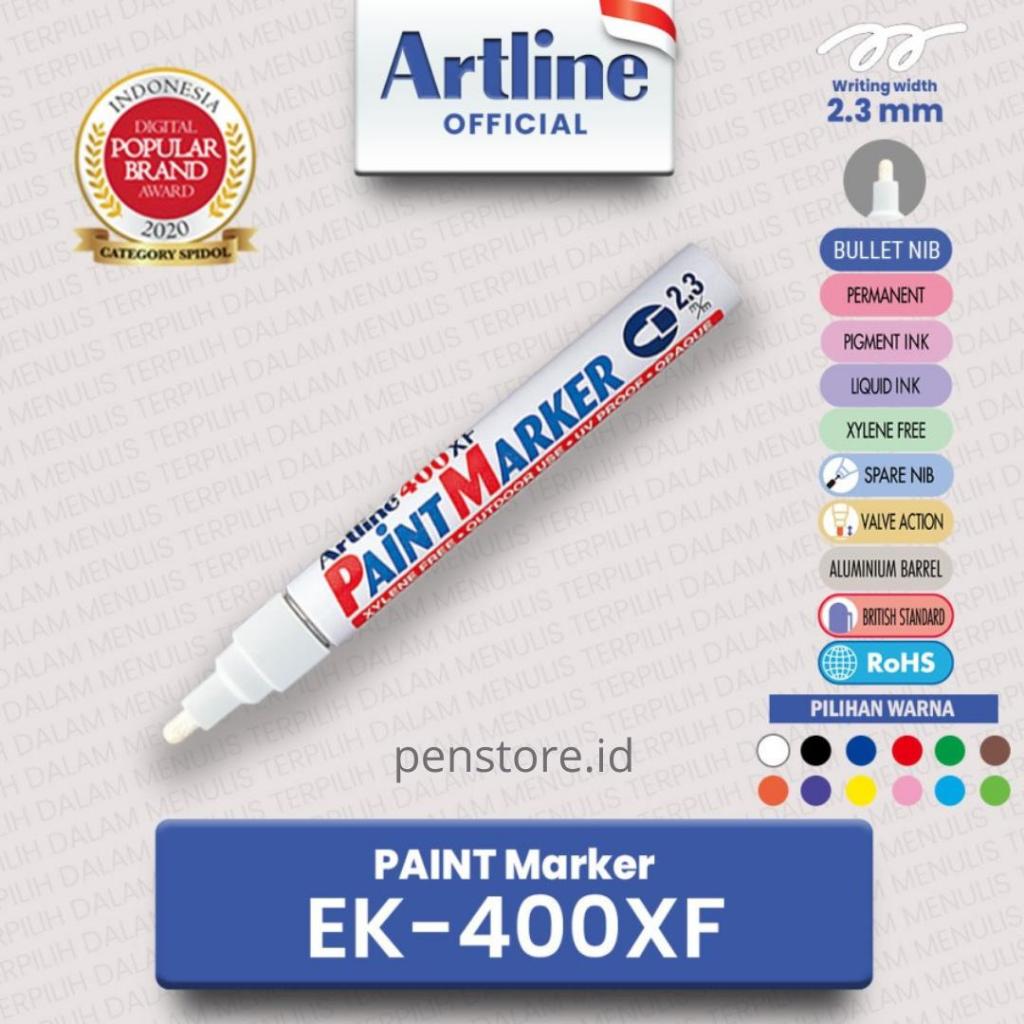 Jual (pcs) Spidol Paint Marker Artline EK 400 XF / Sepidol ban mobil ...