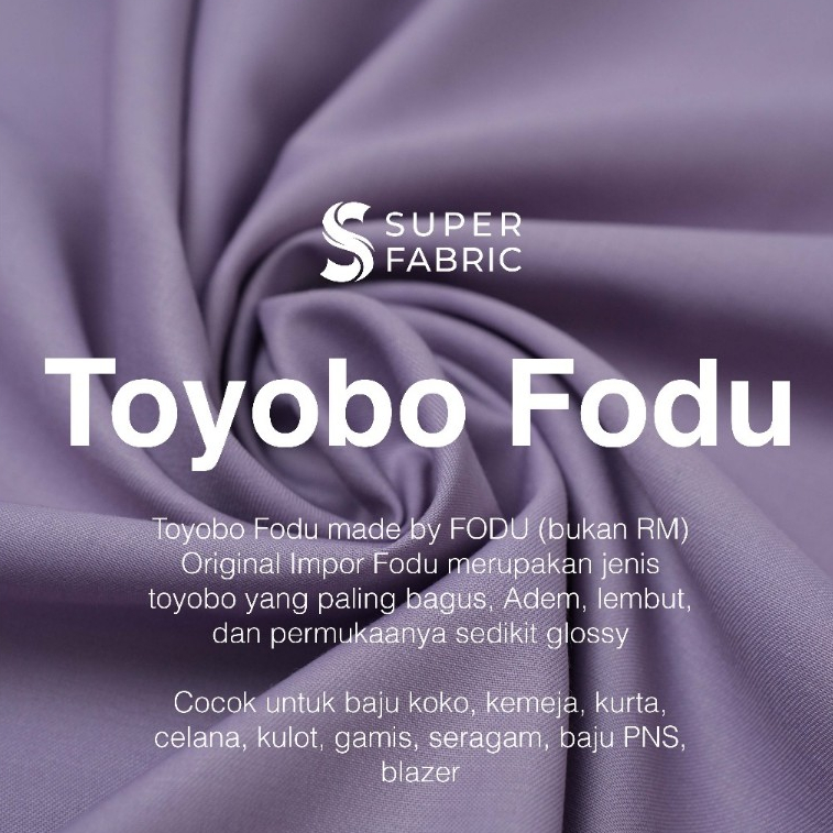 Jual 0,5 meter Bahan Kain Fabric Katun TOYOBO FODU / Kain Katun Jepang Polos | Shopee Indonesia