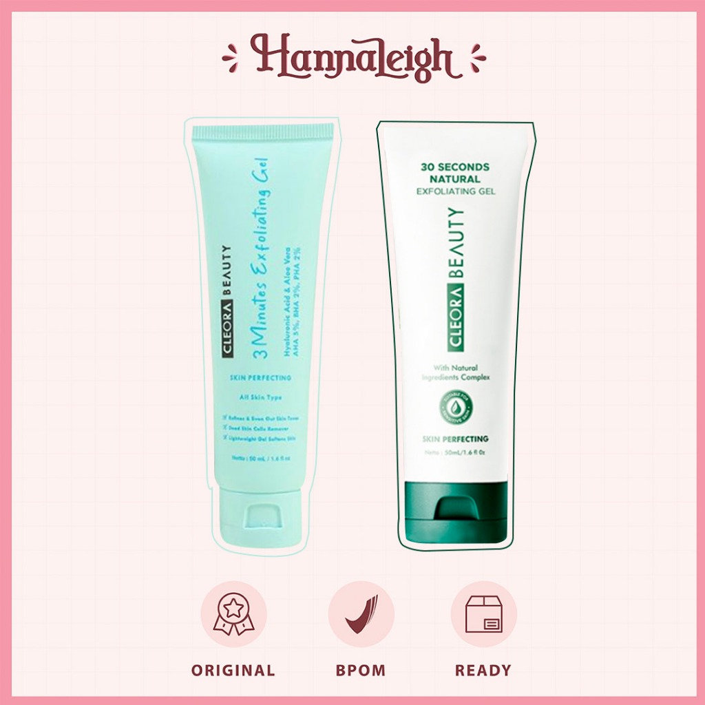 Jual CLEORA - Beauty 3 Minutes Exfoliating Gel 50ml | 30 Seconds ...