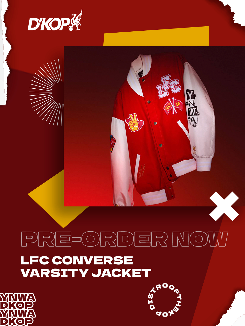Jual LFC C*NVERSE VARSITY J*CKET | Shopee Indonesia