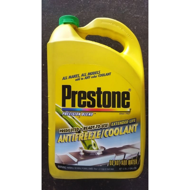 Jual Air radiator Coolant Prestone Coolant AntiFreeze 3,78 L. Original ...