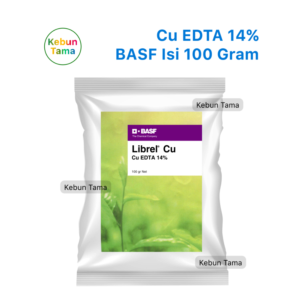 Jual Pupuk Librel Cu EDTA 14% Chelate BASF Copper Chelated Isi 100 Gram | Shopee Indonesia
