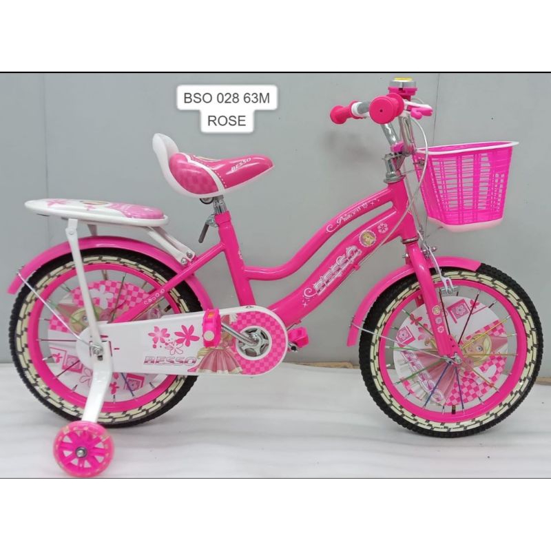 Jual Sepeda Anak Cewek mini 16,12 Besso 025 | Shopee Indonesia