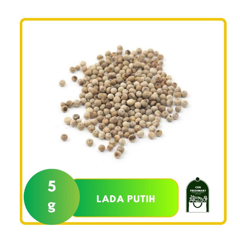 Jual LADA PUTIH / MERICA REMPAH [5g] | Shopee Indonesia