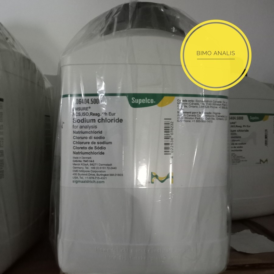 Jual SODIUM CHLORIDE 5kg Merck 106404 / Natrium Klorida / NacL Pro ...