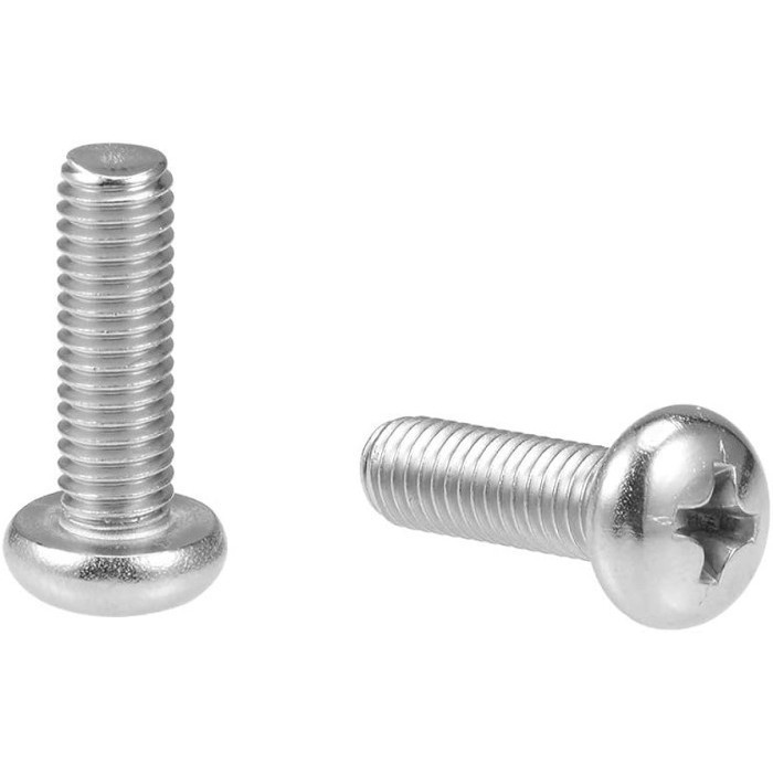 Jual baut 3mm Screw SS 304 m3 3mm x 25mm cross round head | Shopee ...